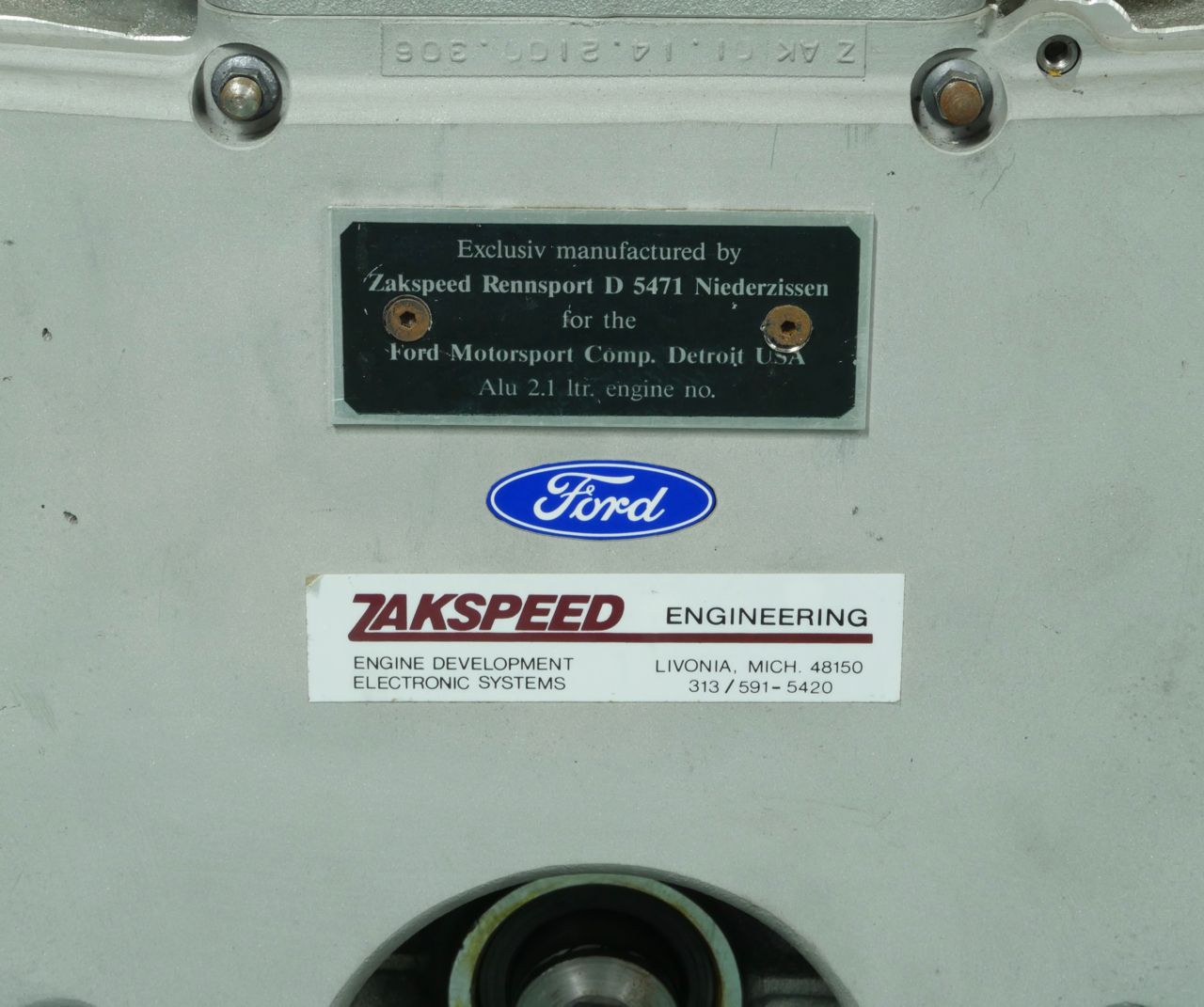 1980's Zakspeed / Ford Motorsport GTP engines | AdamsGarage - SODO-MOTO