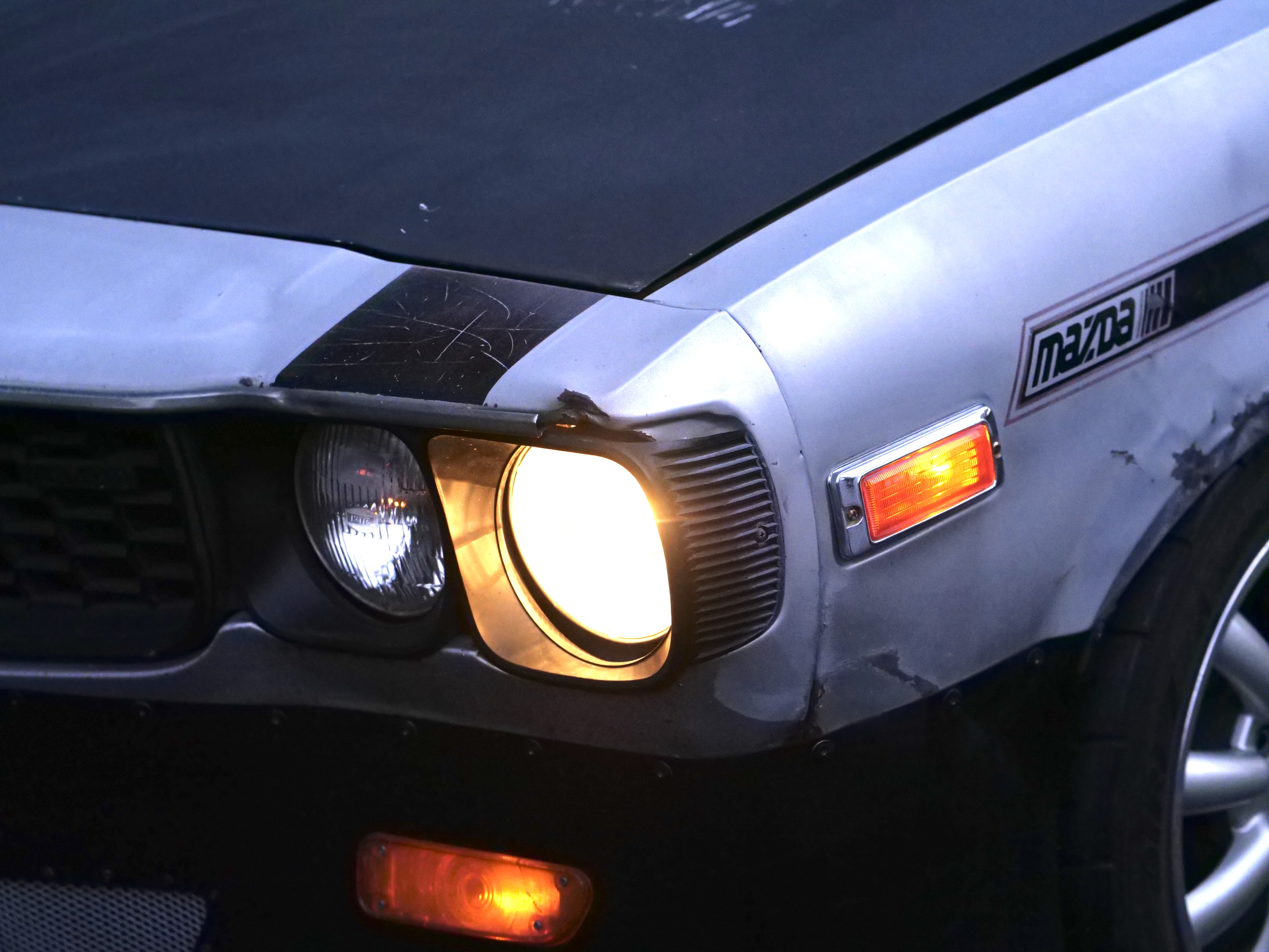 1977 Mazda RX-3 SP Coupe | AdamsGarage - SODO-MOTO