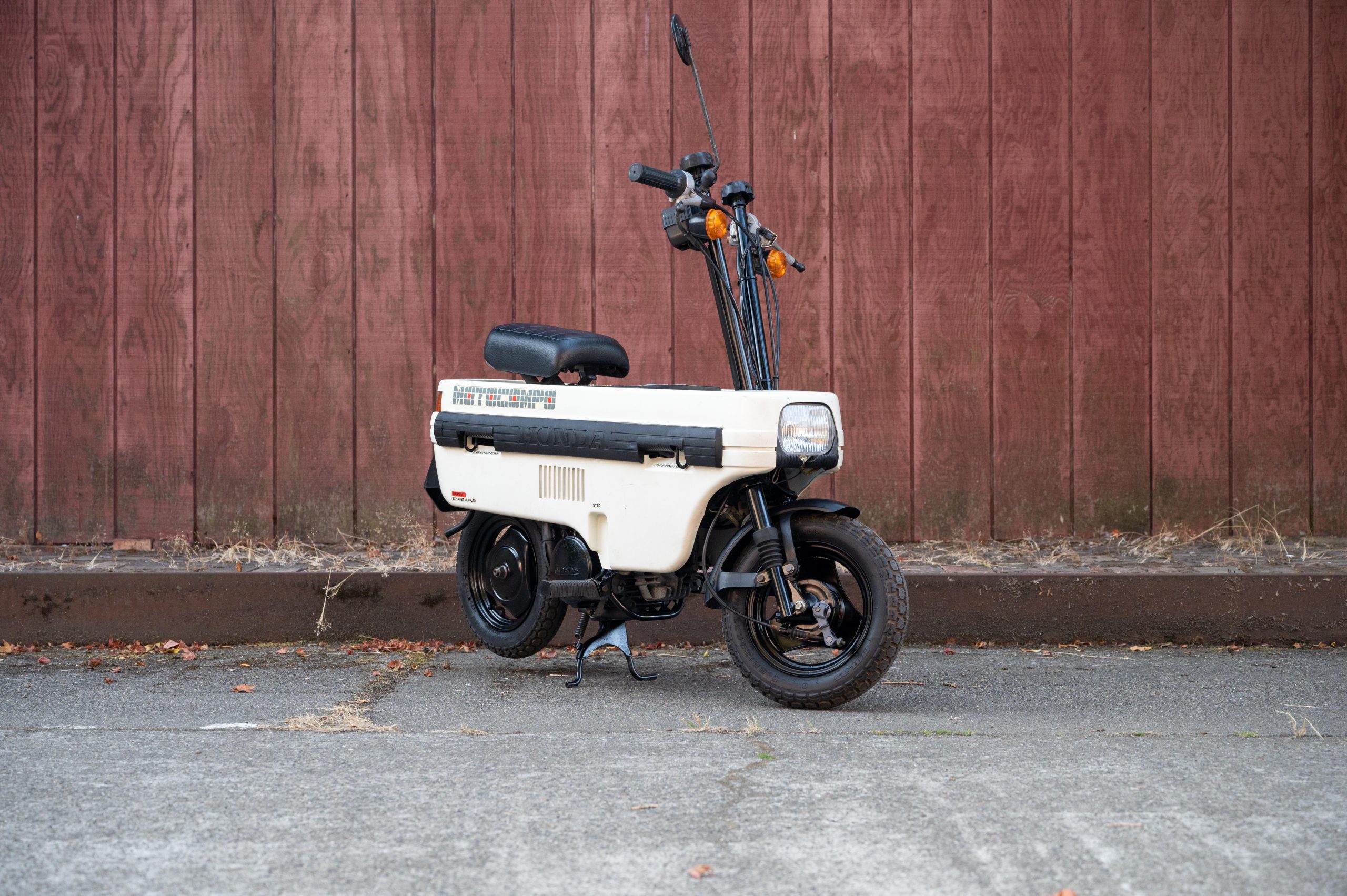 1982 Honda Motocompo - white | AdamsGarage - SODO-MOTO
