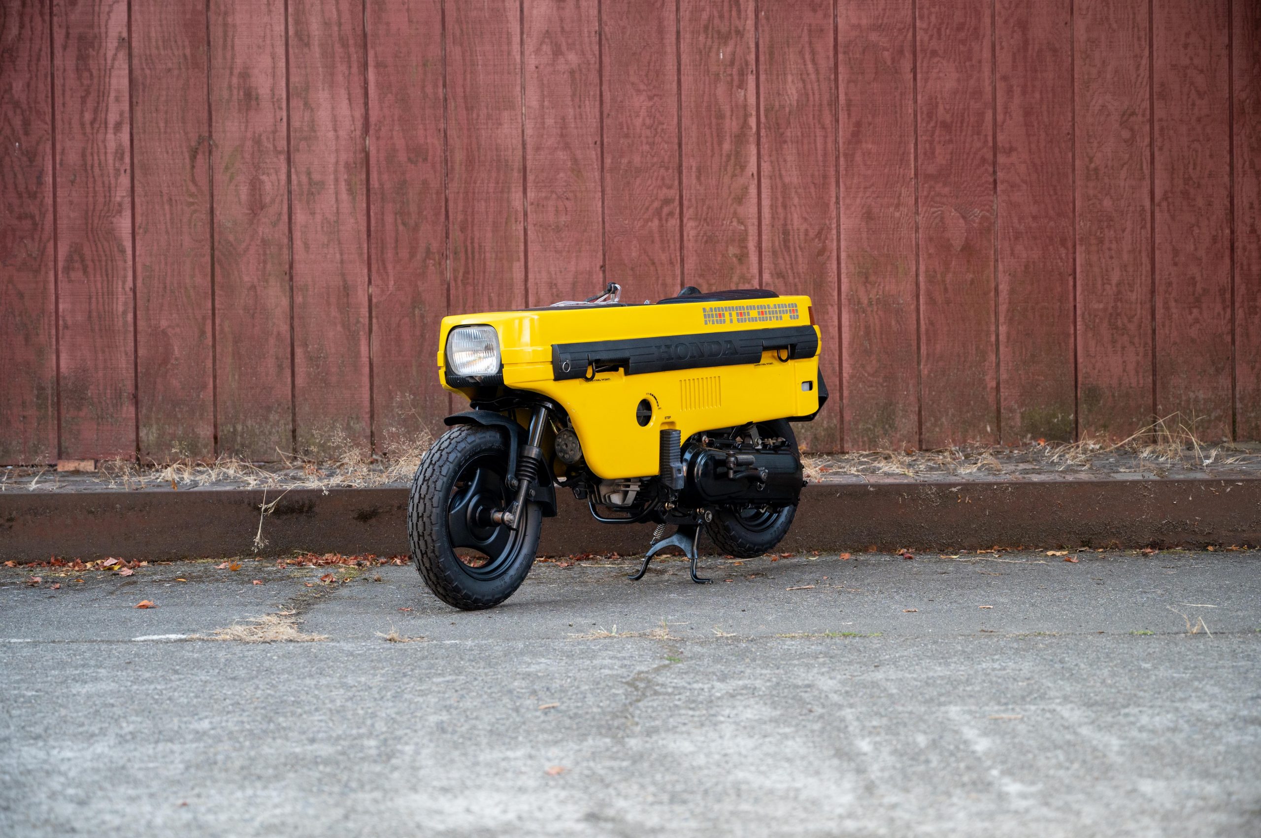1981 Honda Motocompo - yellow | AdamsGarage - SODO-MOTO