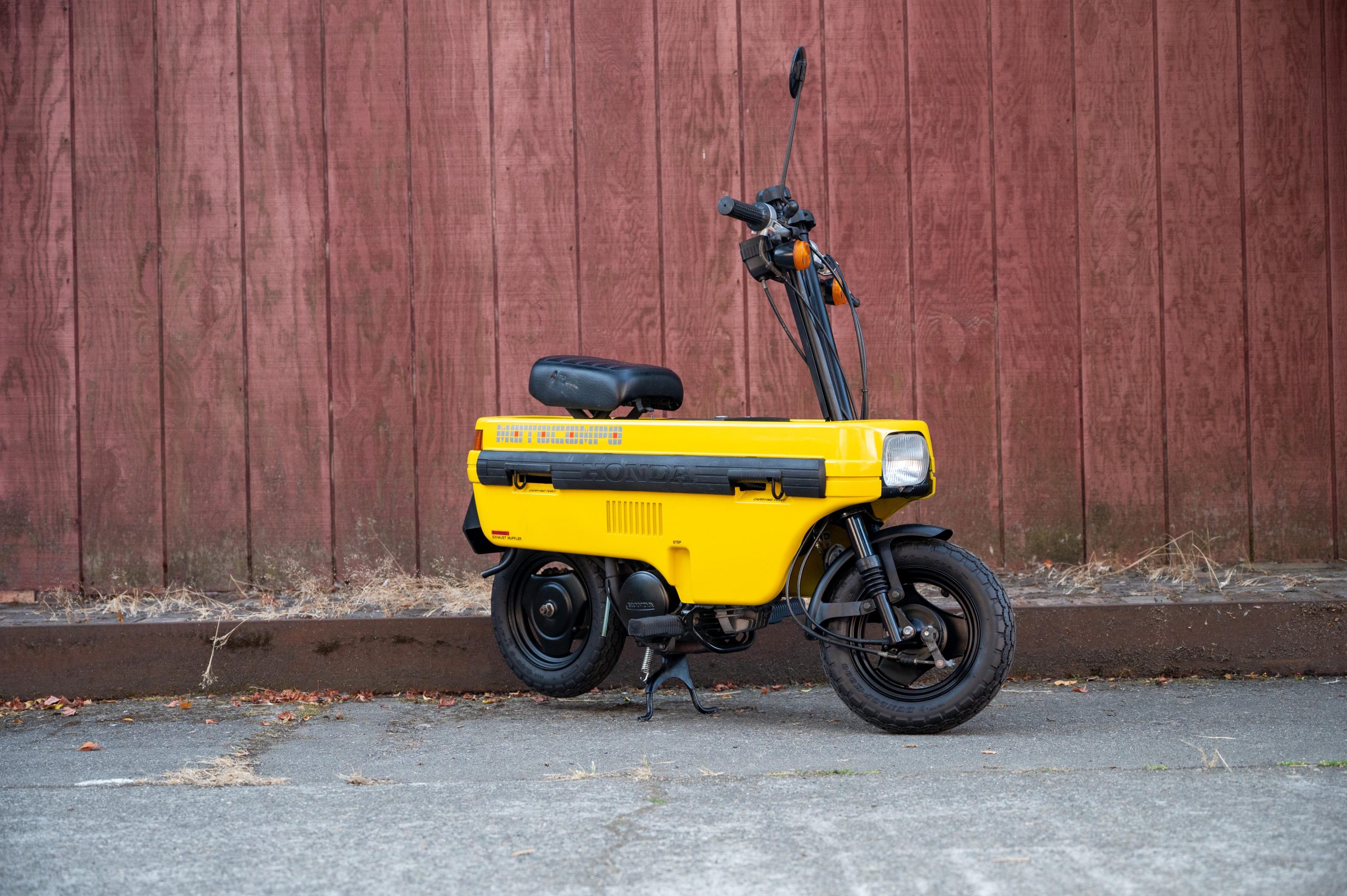 1981 Honda Motocompo - yellow | AdamsGarage - SODO-MOTO
