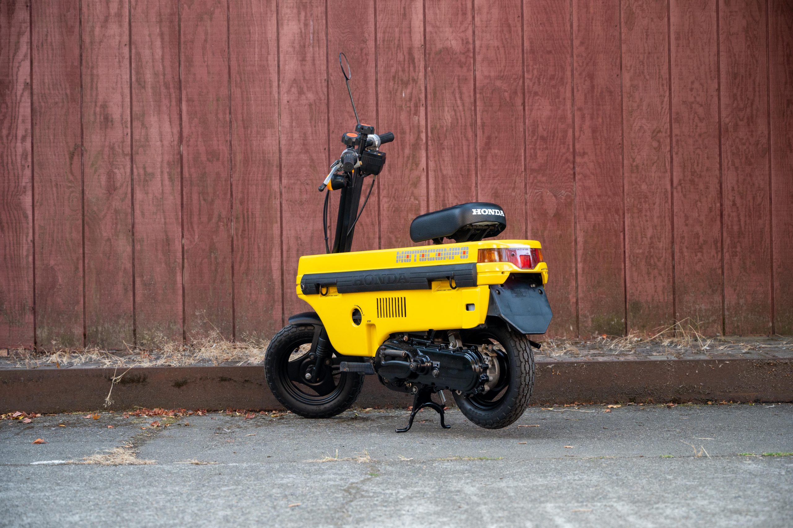 1981 Honda Motocompo - yellow | AdamsGarage - SODO-MOTO