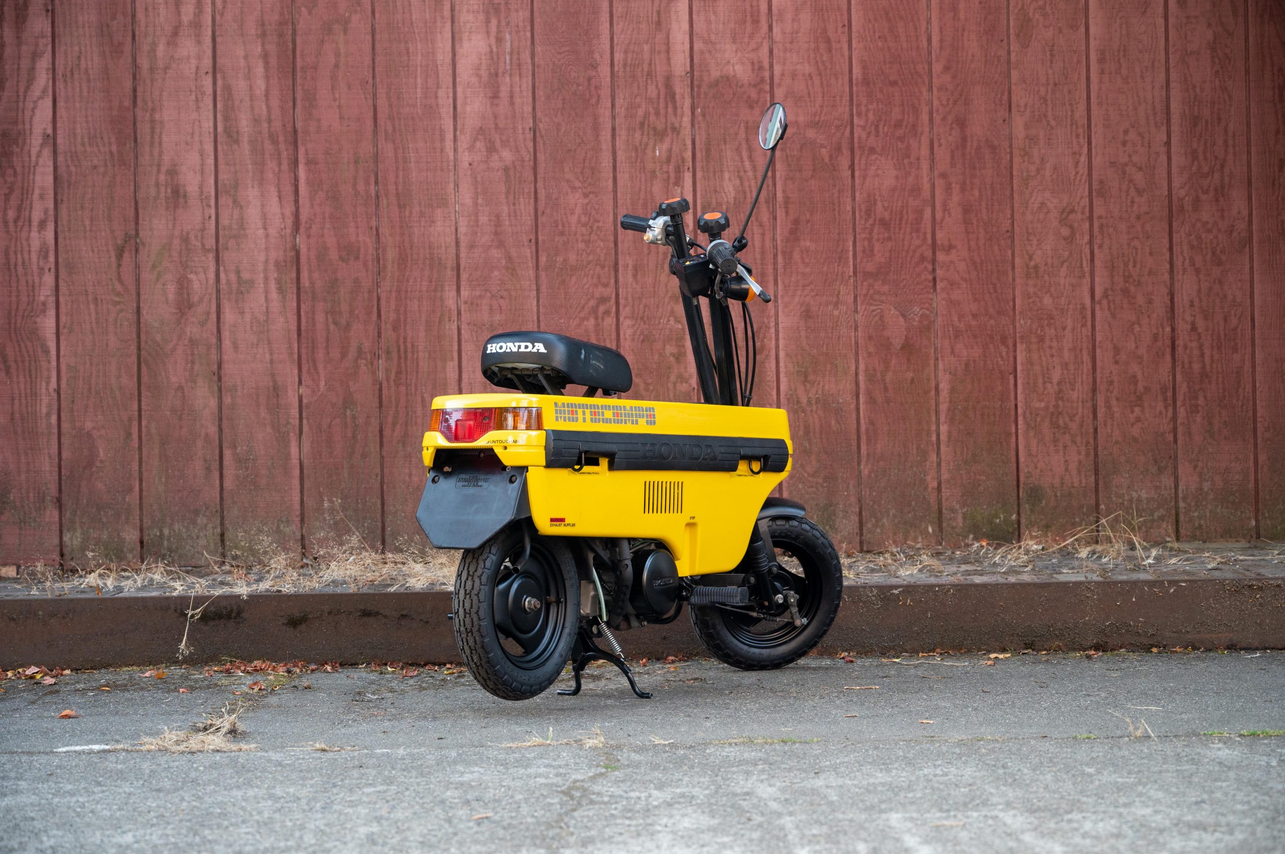 1981 Honda Motocompo - yellow | AdamsGarage - SODO-MOTO