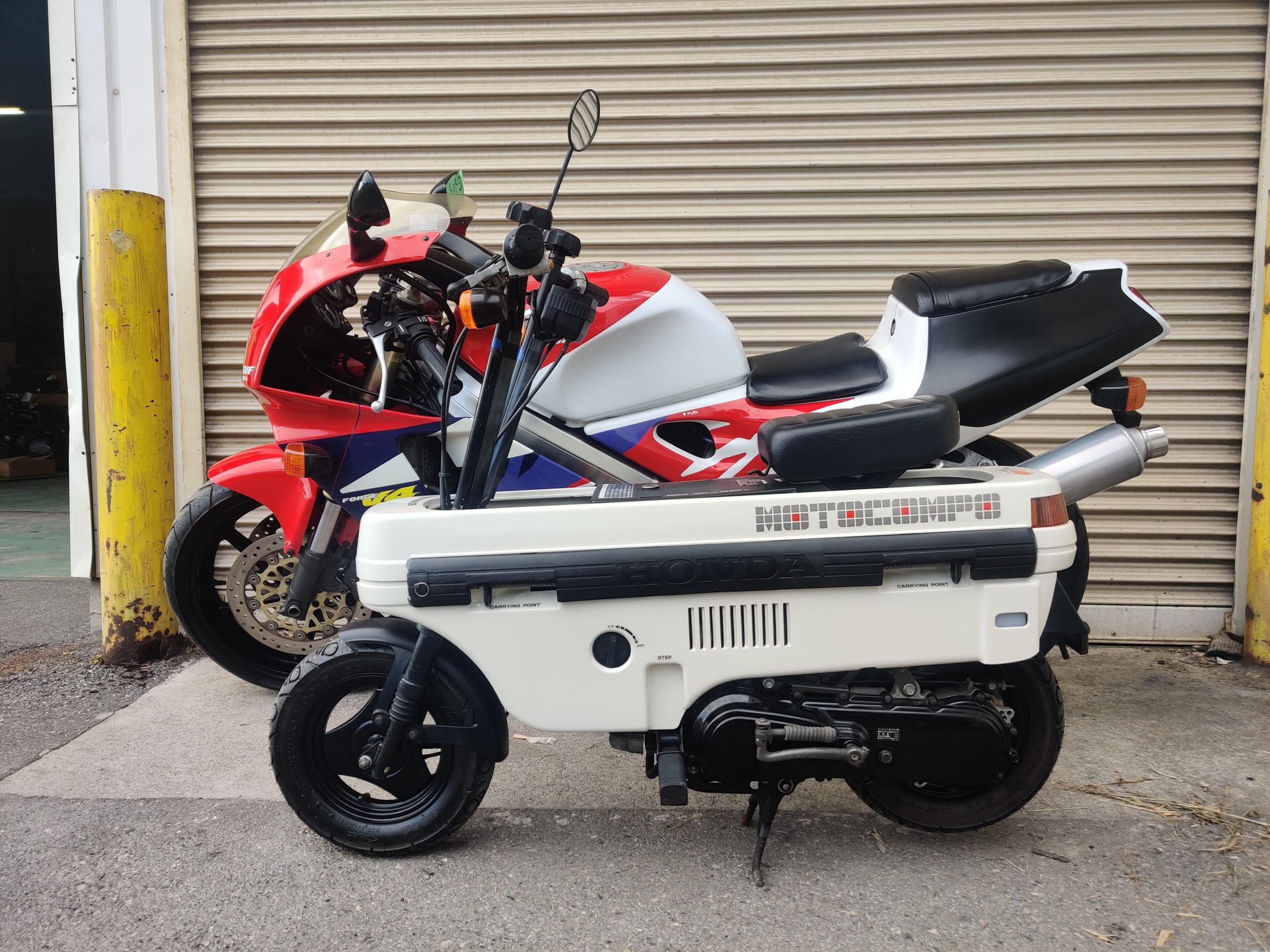 1981 Honda Motocompo - white | AdamsGarage - SODO-MOTO