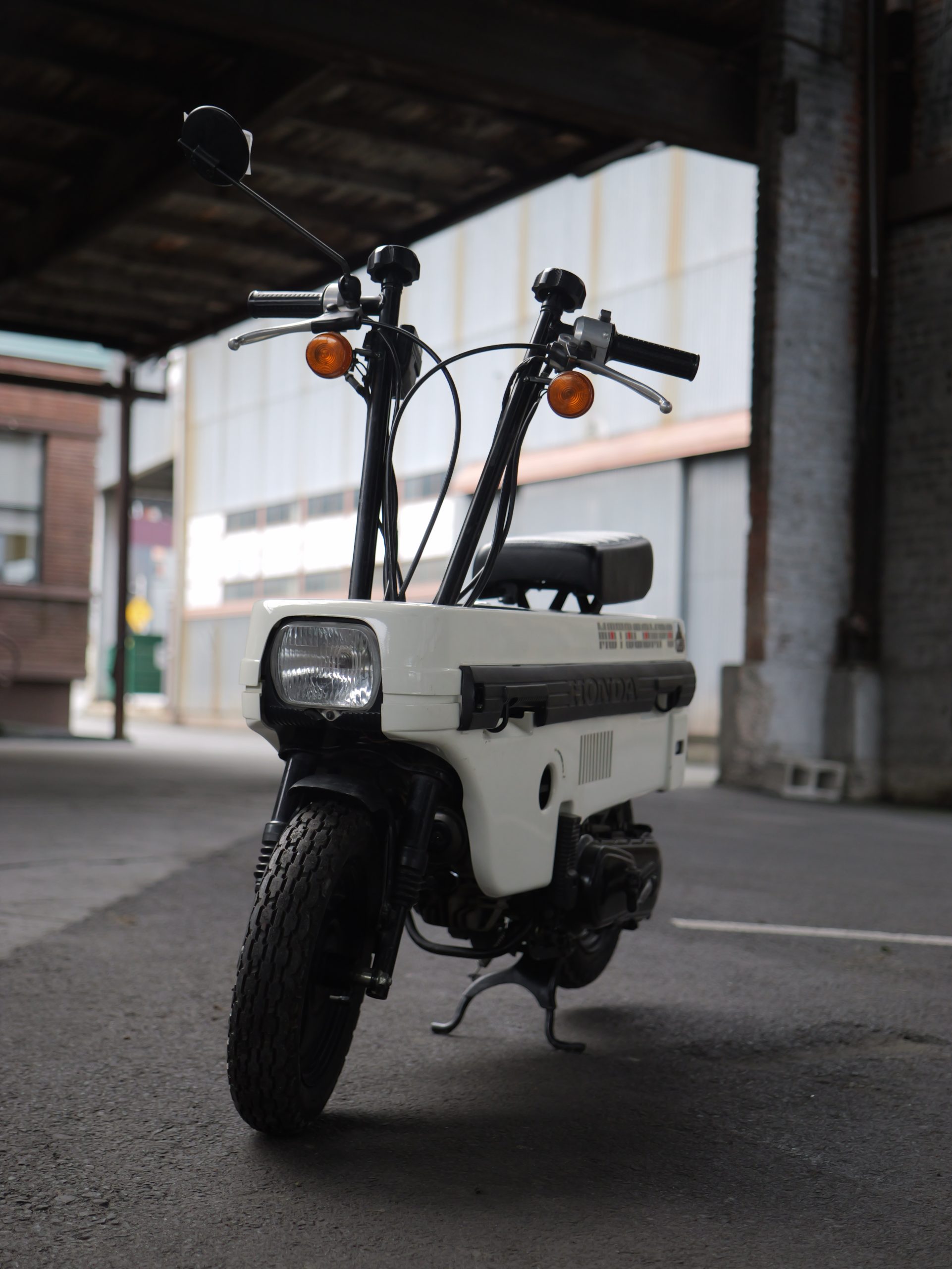 1981 Honda Motocompo - white | AdamsGarage - SODO-MOTO