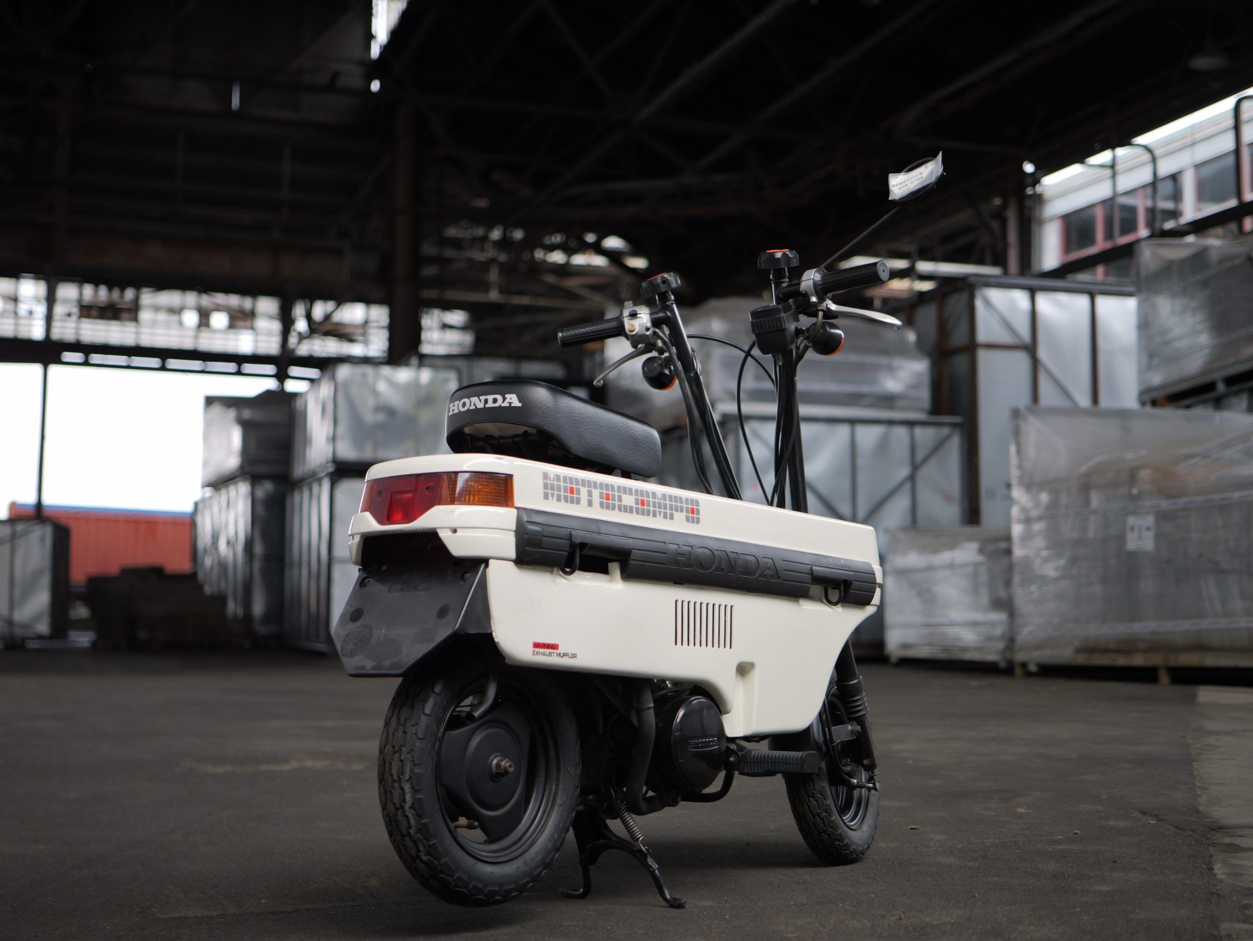 1981 Honda Motocompo - white | AdamsGarage - SODO-MOTO