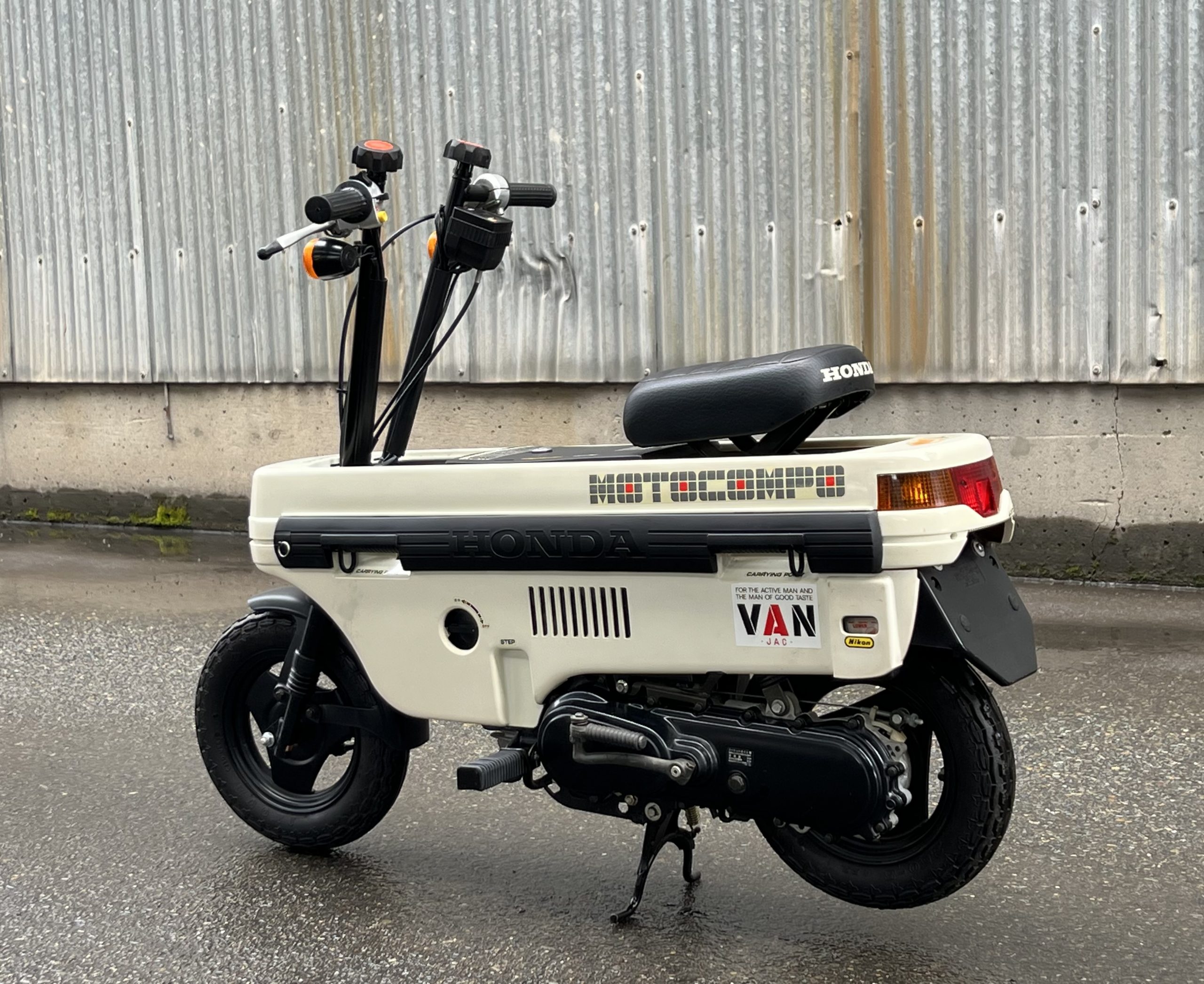 1981 Honda Motocompo - white | AdamsGarage - SODO-MOTO