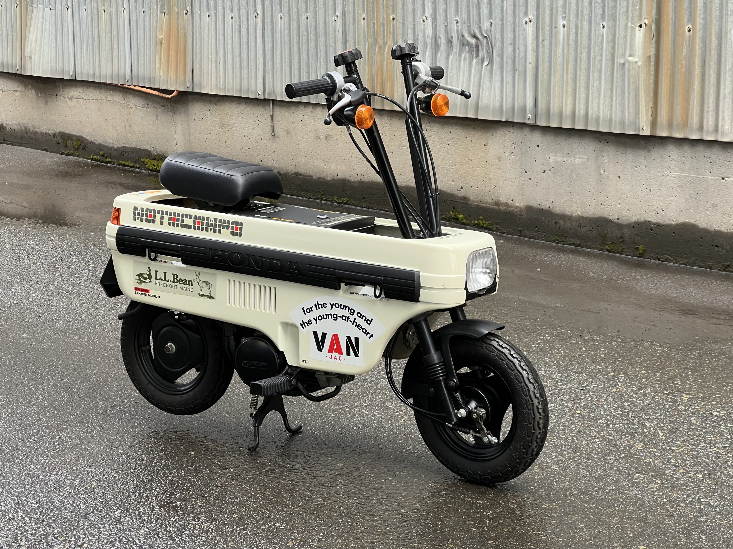 1981 Honda Motocompo - white | AdamsGarage - SODO-MOTO