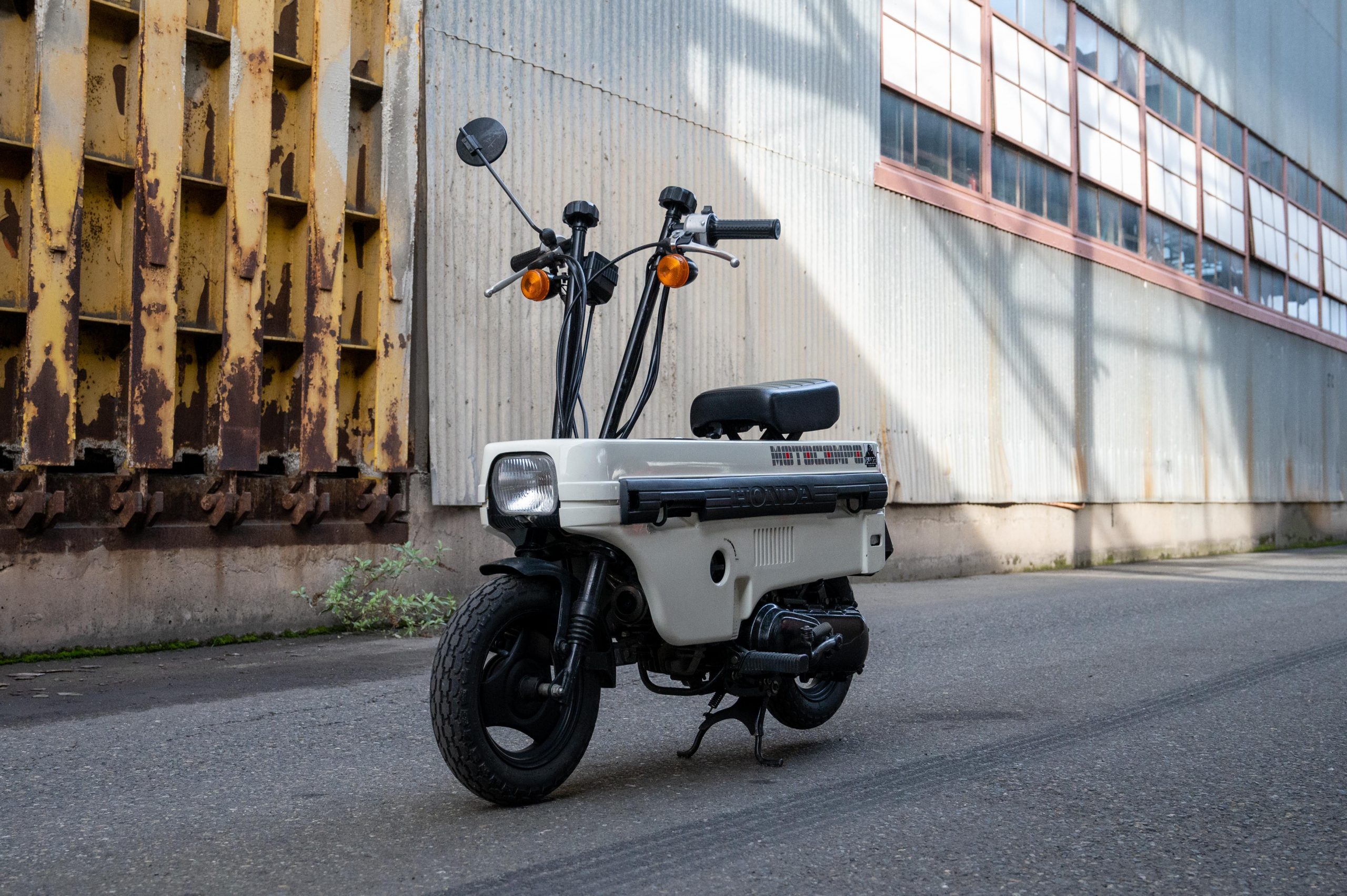 1981 Honda Motocompo - white | AdamsGarage - SODO-MOTO