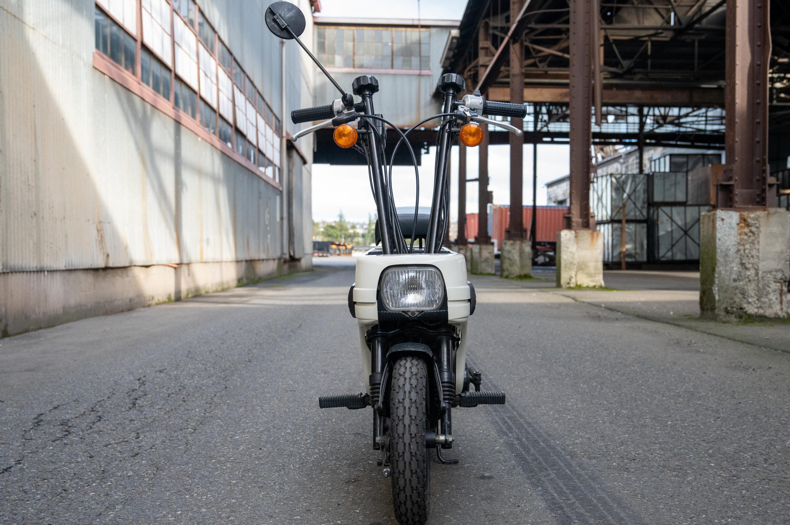 1981 Honda Motocompo - white | AdamsGarage - SODO-MOTO