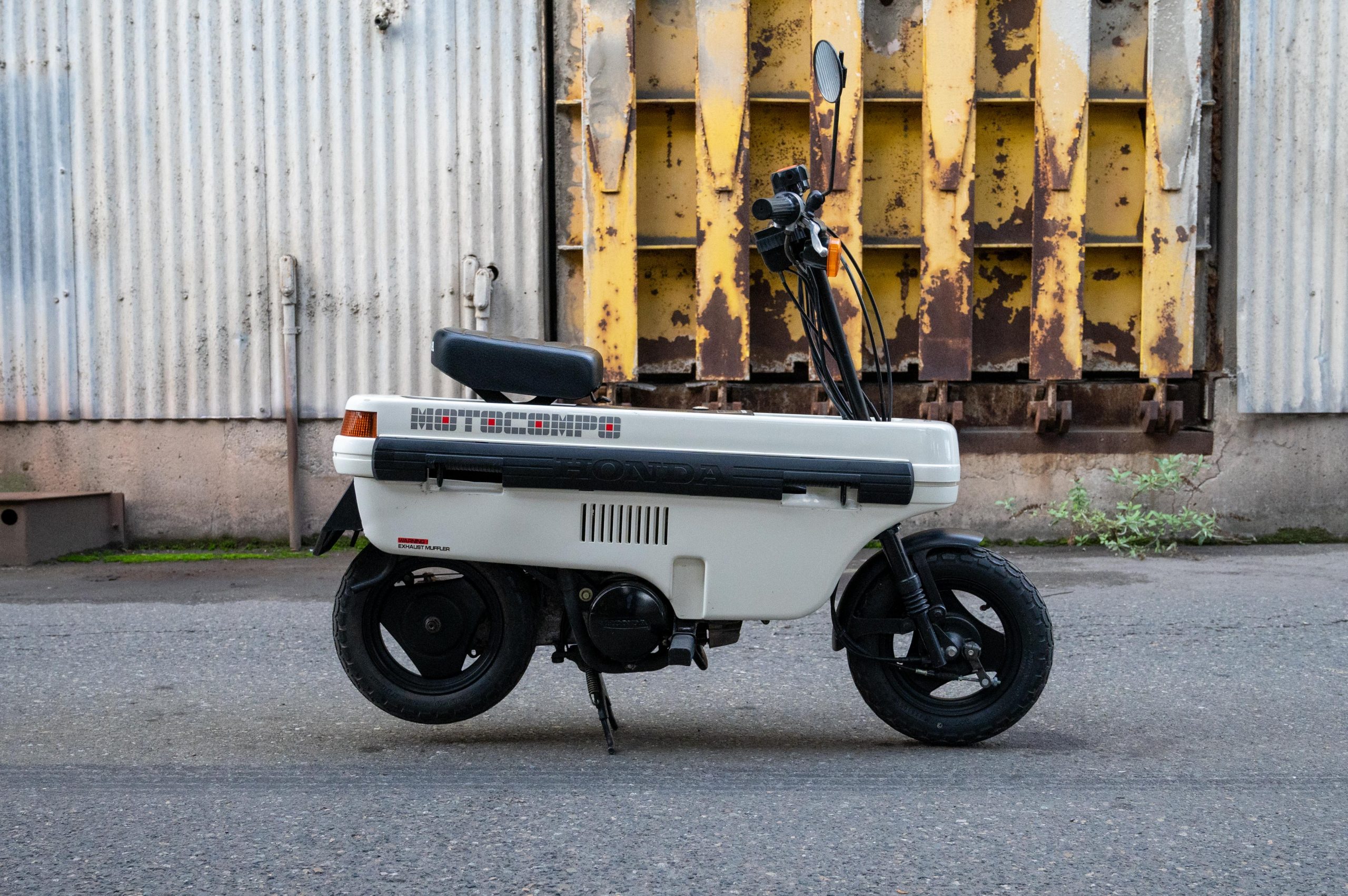 1981 Honda Motocompo - white | AdamsGarage - SODO-MOTO