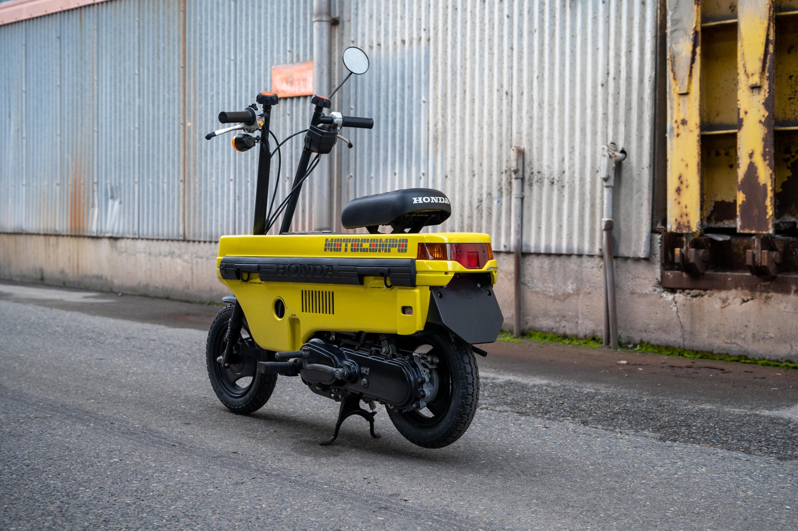 1982 Honda Motocompo - yellow | AdamsGarage - SODO-MOTO