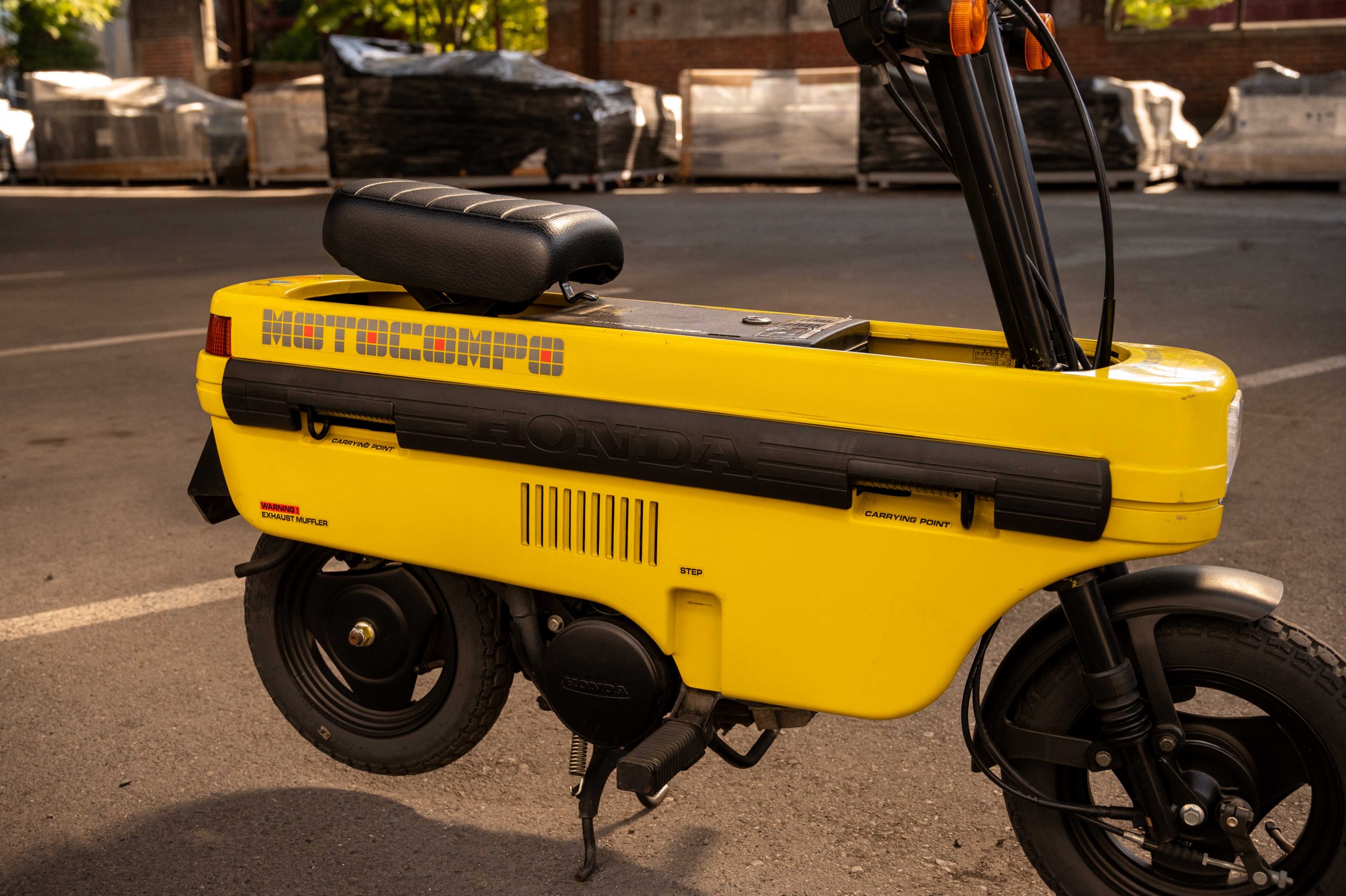 1982 Honda Motocompo - yellow | AdamsGarage - SODO-MOTO
