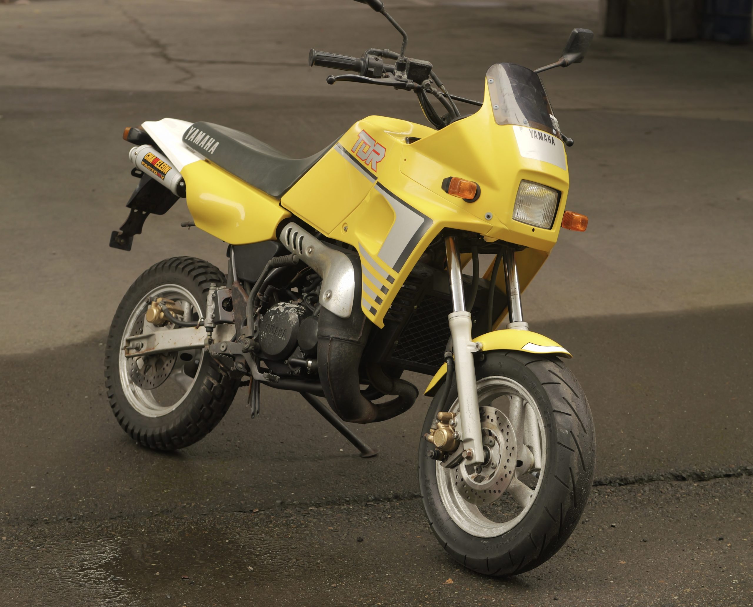 1988 Yamaha TDR80 - yellow | AdamsGarage - SODO-MOTO
